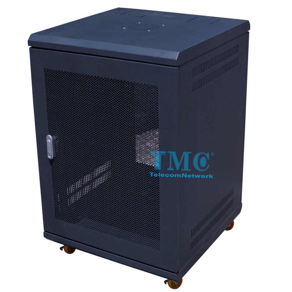 Tủ Mạng 12U Rack D600 Đen Lưới -TMC RACK 19’’ - Mã sản phẩm: TM126BN-B ...